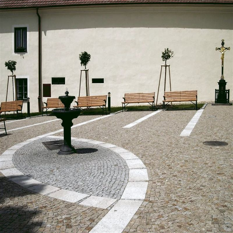 3 cm starke Granit-Terrassenplatten Elena weißgrau - Natur-steine.org