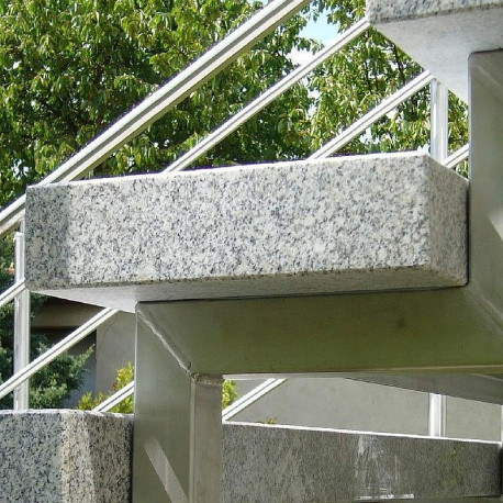 Granit-Pflastersteine Raudona rot - Natur Steine Org