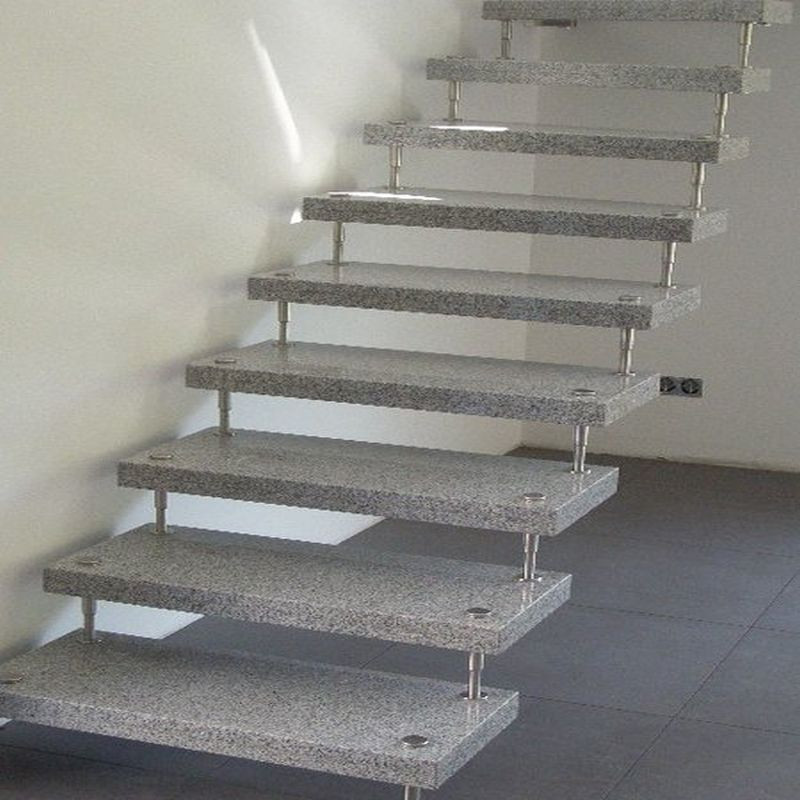 40 x 40 cm Granit-Mauersteine Griys hellgrau - Natur-steine.org