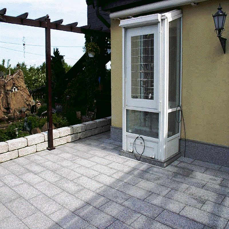 20 x 35 cm Granit-Blockstufen Laahs rot - Natur-steine.org
